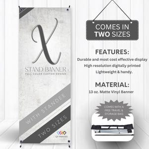 Custom X-stand Banner, Promotional Banner Display, Custom Vinyl Banner ...