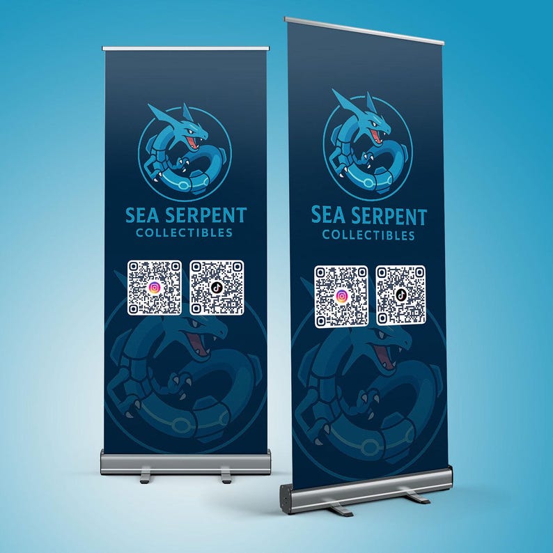 Trading Cards Banner, Buy Sell Trade Retractable Banner, Card Traders ...