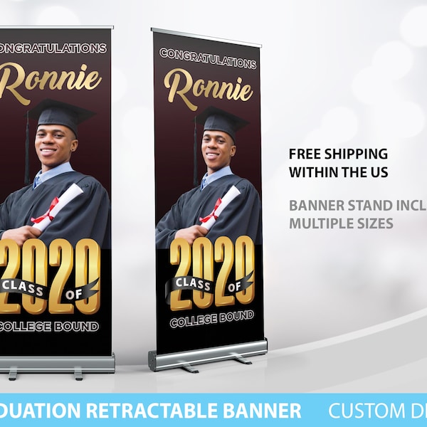 Graduation Roll up Banner - Etsy