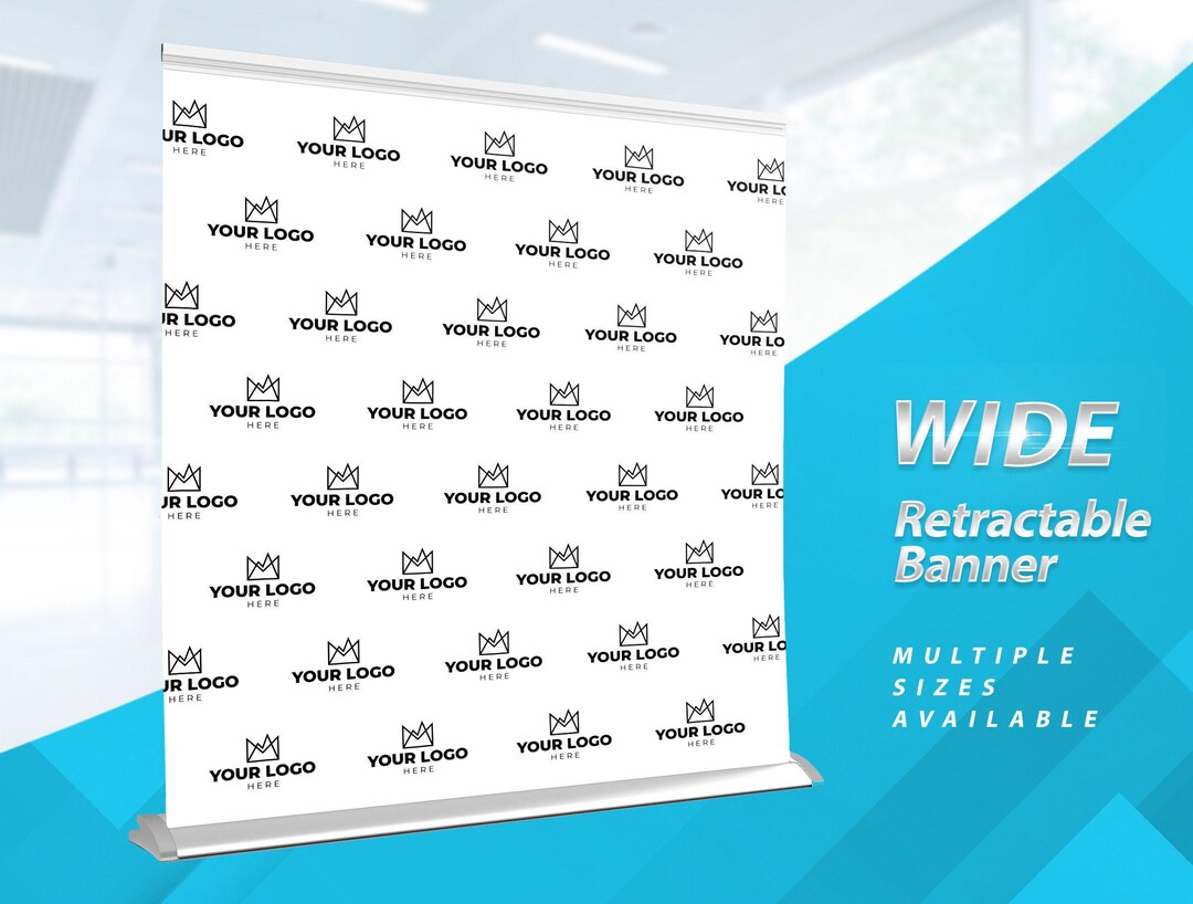 Retractable Banner, Custom Roll up Banner Stand, Wide Banner, Logo ...