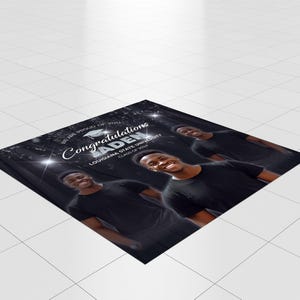 Backdrop + Floor Decal Combo, Graduation Custom Design, Custom Banner ...