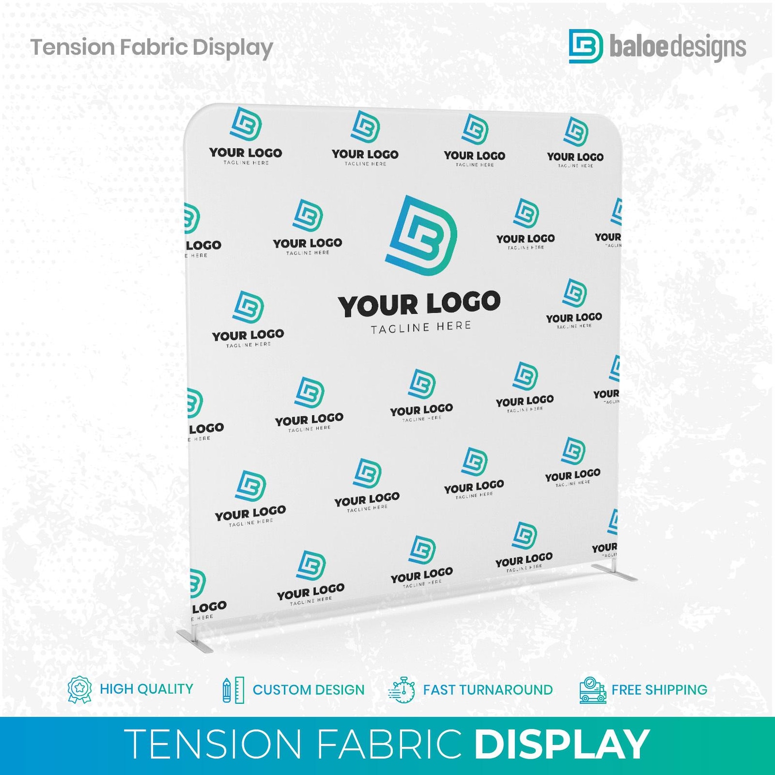 Tension Fabric Display, Trade Show Backdrop Sign Display, Custom ...