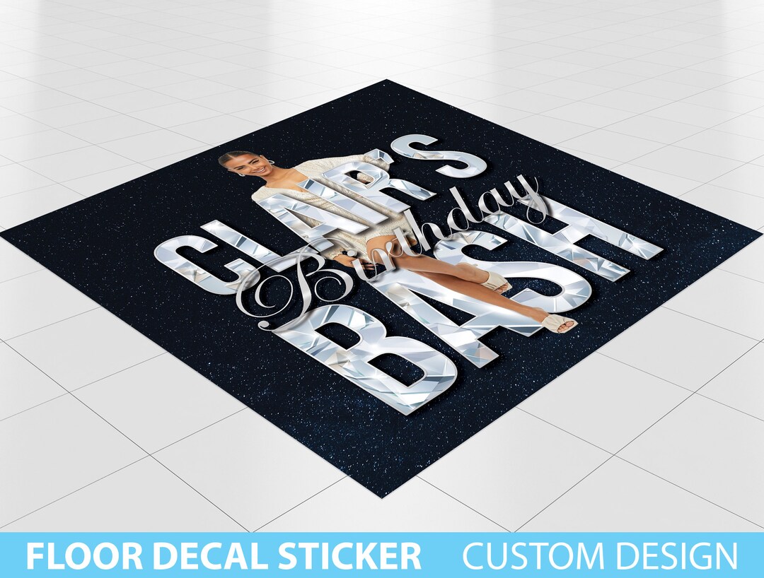 Custom Floor Decal Sticker, Removable Sticker, Vinyl Floor Banner ...