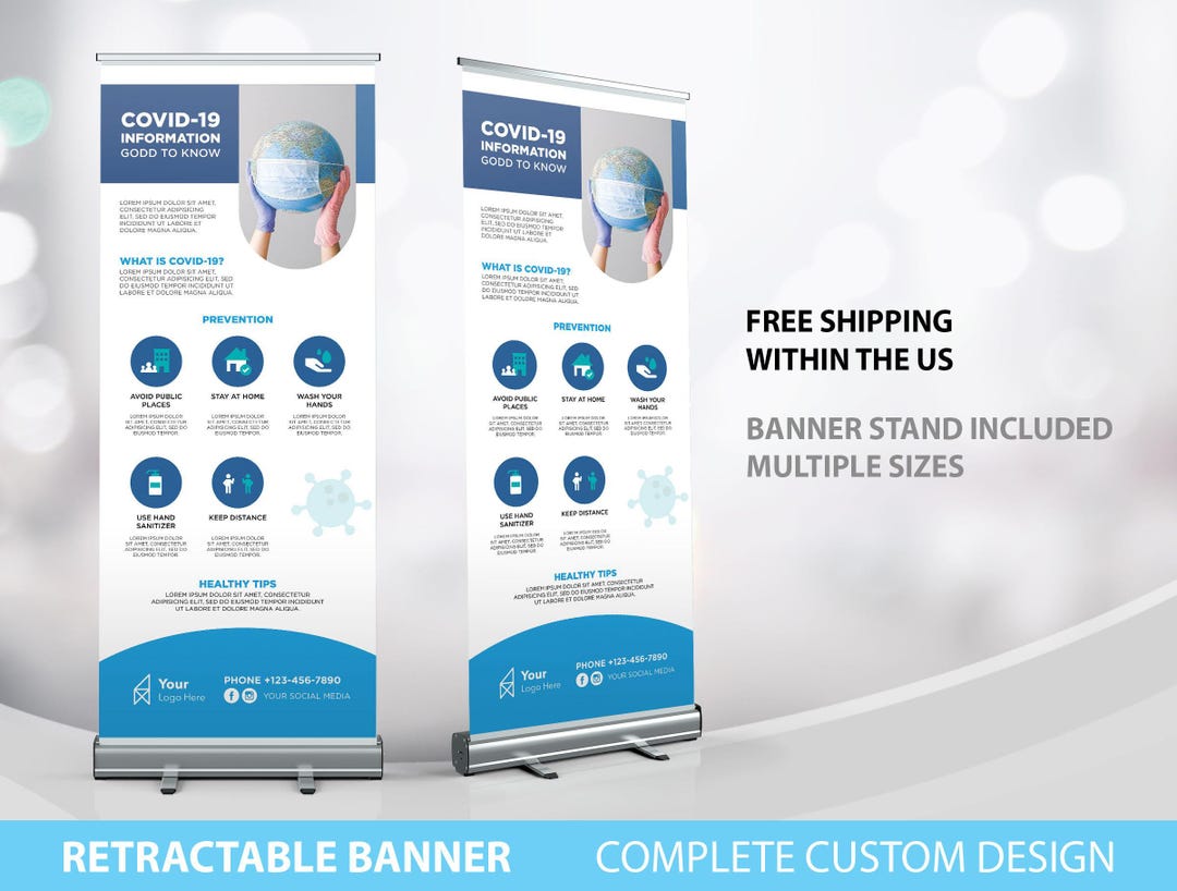 Retractable Banner, Safety Guidelines, Safety Rules, Safety Sign Social ...