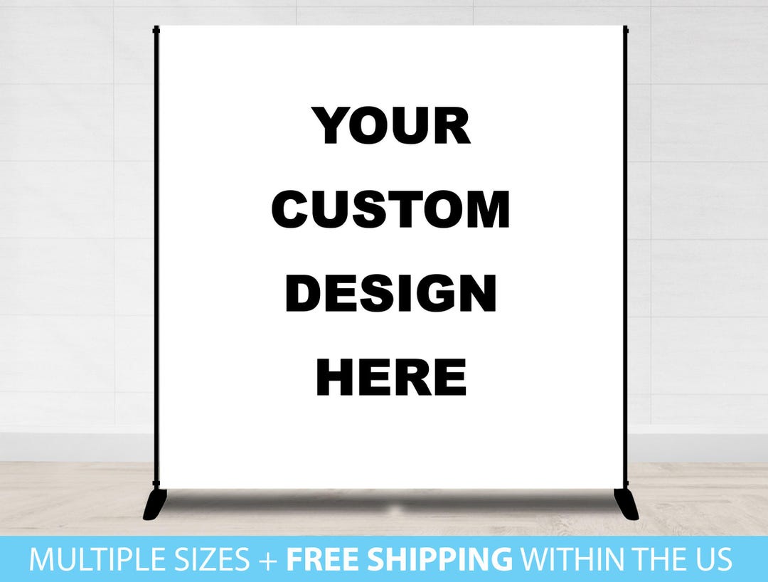 Custom Backdrop, Custom Banner, Birthday Backdrop, Logo Backdrop ...