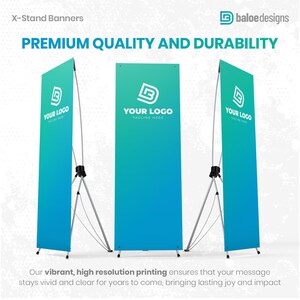 Custom X-stand Banner, Promotional Banner Display, Custom Vinyl Banner ...