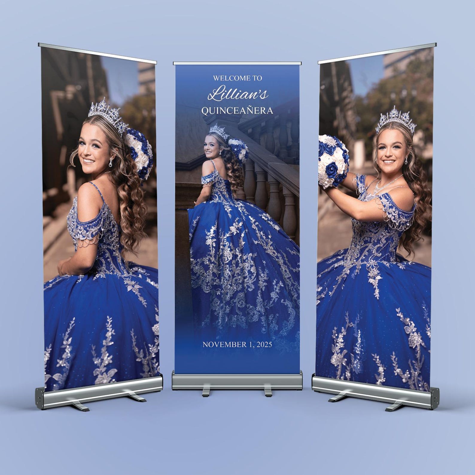 COMBO BANNER SET, 3 Retractable Banners, Custom Banners, Birthday Sweet ...