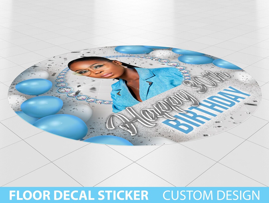 ROUND Circle Floor Decals, Round Floor Decal, Circular Printed Floor ...