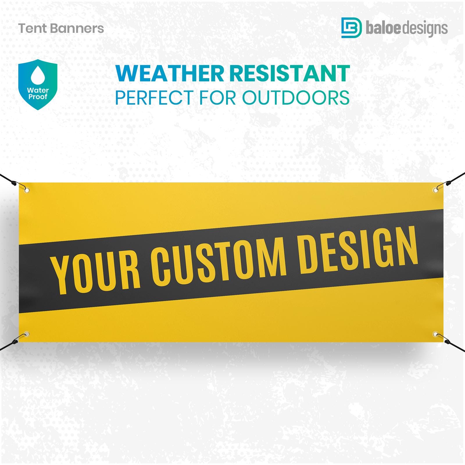 Custom Tent Banners, Vendor Canopy Tent Banners & Table Runner Set ...