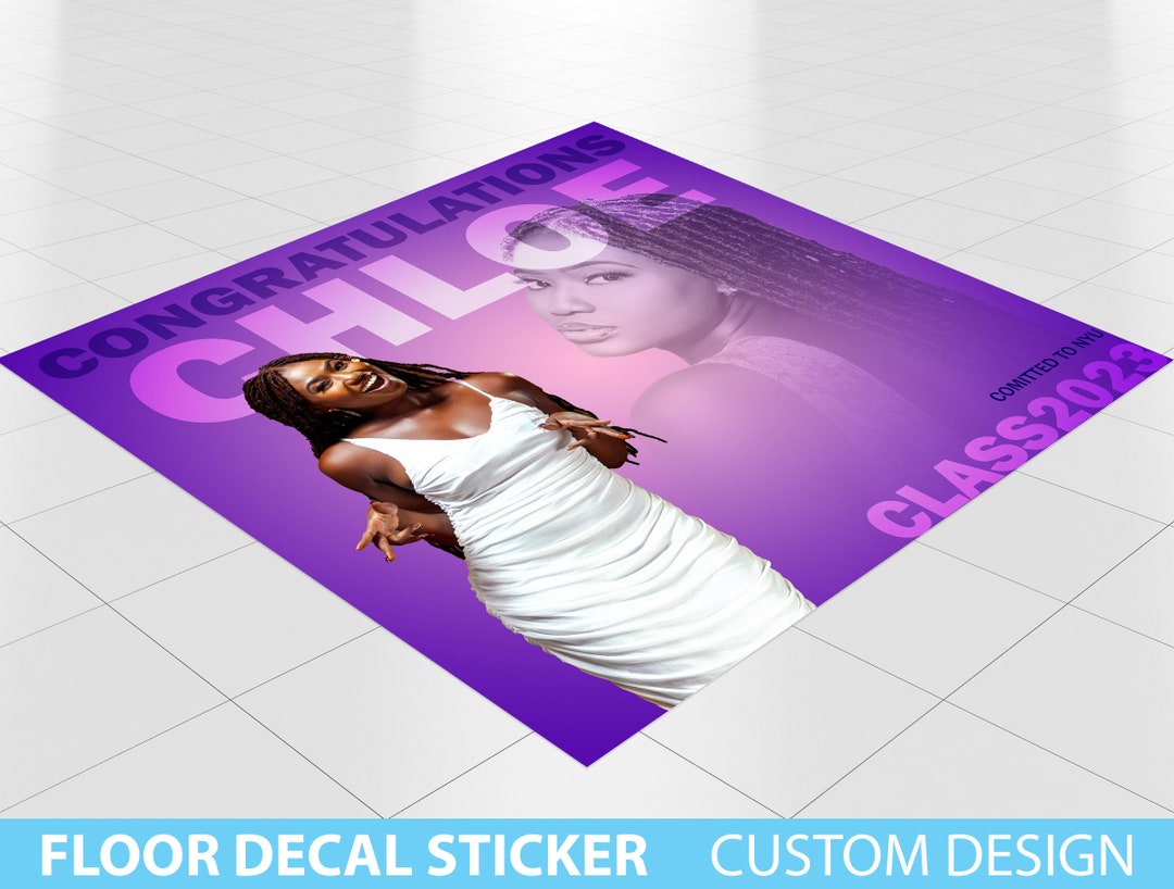 Graduation Floor Decal, Graduation Magazine Cover Decor, Prom, Class of ...
