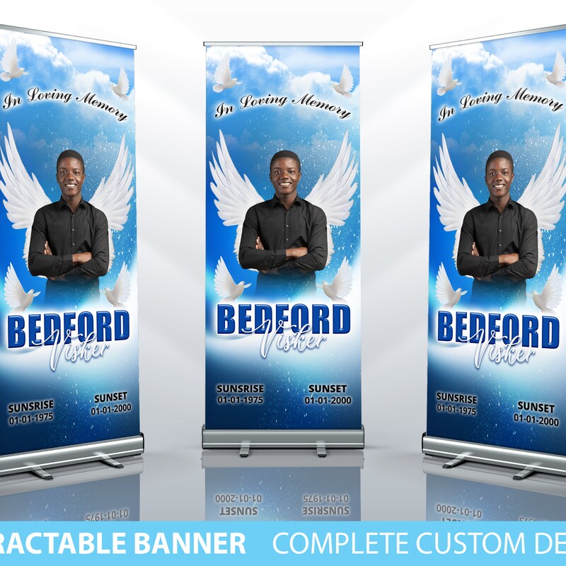 Memorial Banner - Etsy