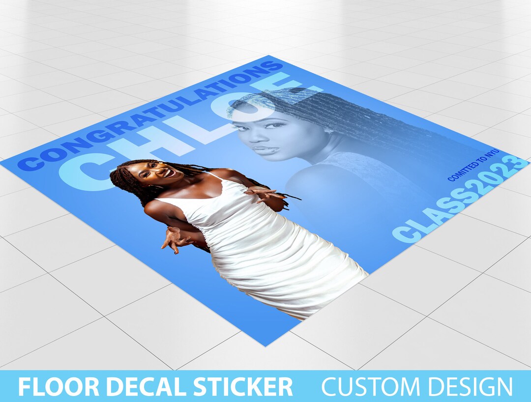 Graduation Floor Decal, Graduation Magazine Cover Decor, Prom, Class of ...