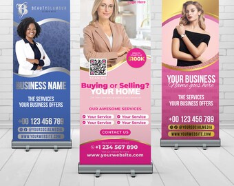 Custom Retractable Banner, Roll up Banner, Pop up Banner Stand ...