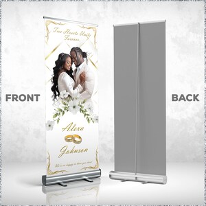 COMBO BANNER SET, 3 Retractable Banners, Custom Banners, Wedding ...