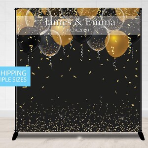 Step and Repeat, Party Balloon Backdrop, Wedding Celebration Backdrop ...