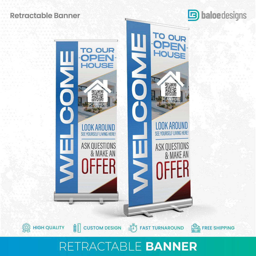 Custom Real Estate Sign, Open House Sign, Real Estate Marketing Event ...