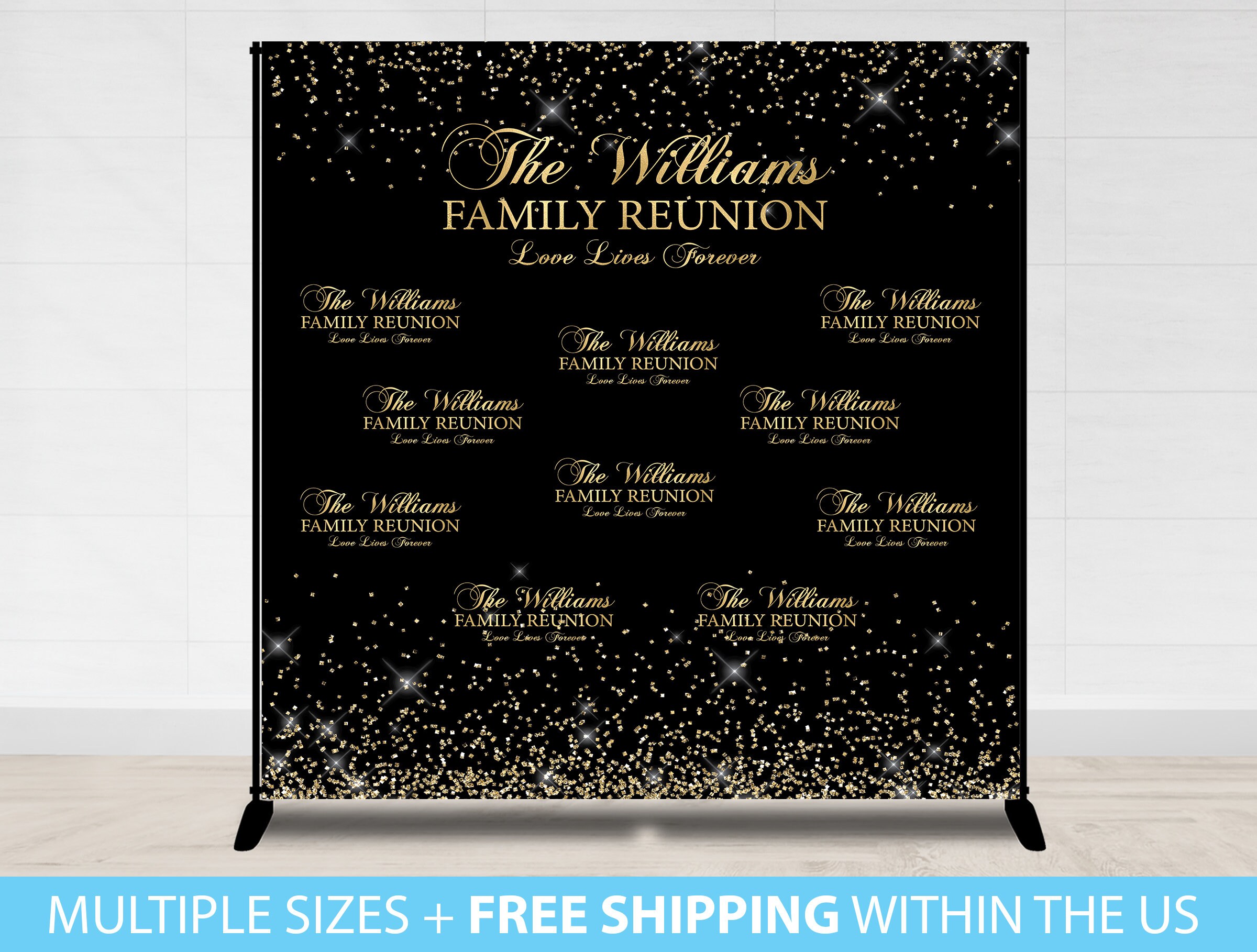 Family Reunion Backdrop Backdrop Banner Family Reunion Step - Etsy