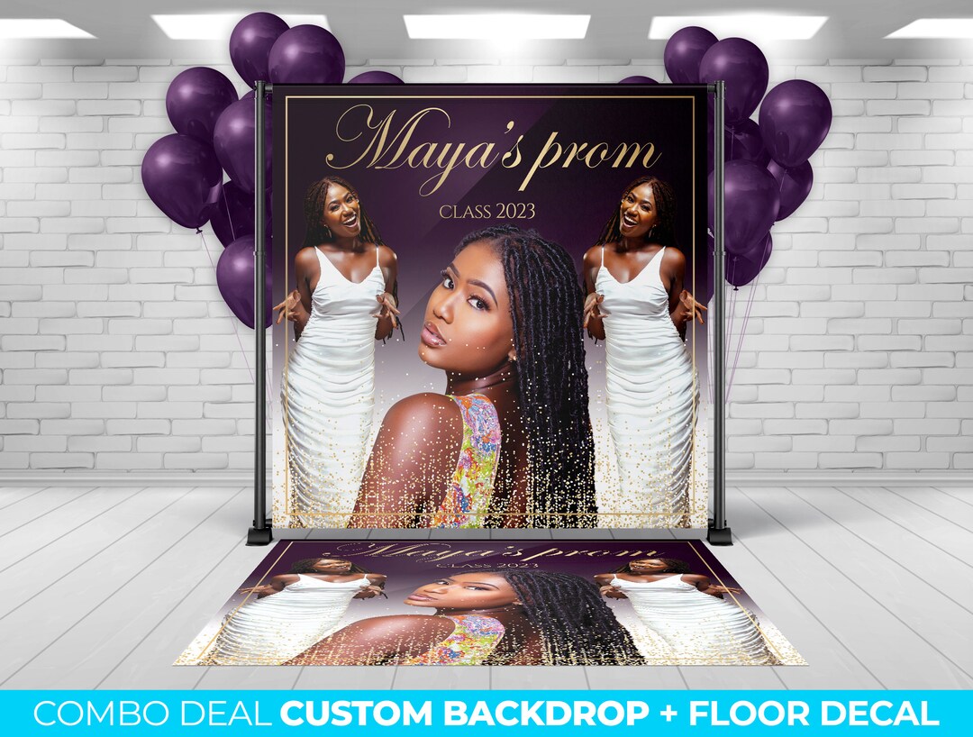 BACKDROP FLOOR DECAL, Custom Backdrop and Matching Floor Decal ...