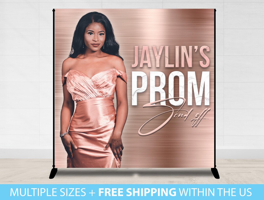 Prom Night, Graduation Prom Backdrop, Photo Prom Send off Backdrop ...