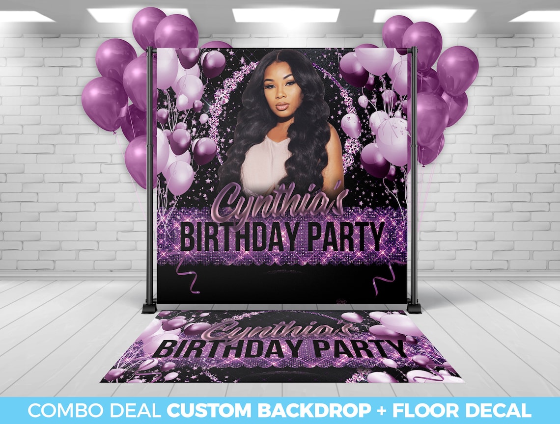Backdrop Floor Decal Custom Backdrop And Matching Floor Etsy