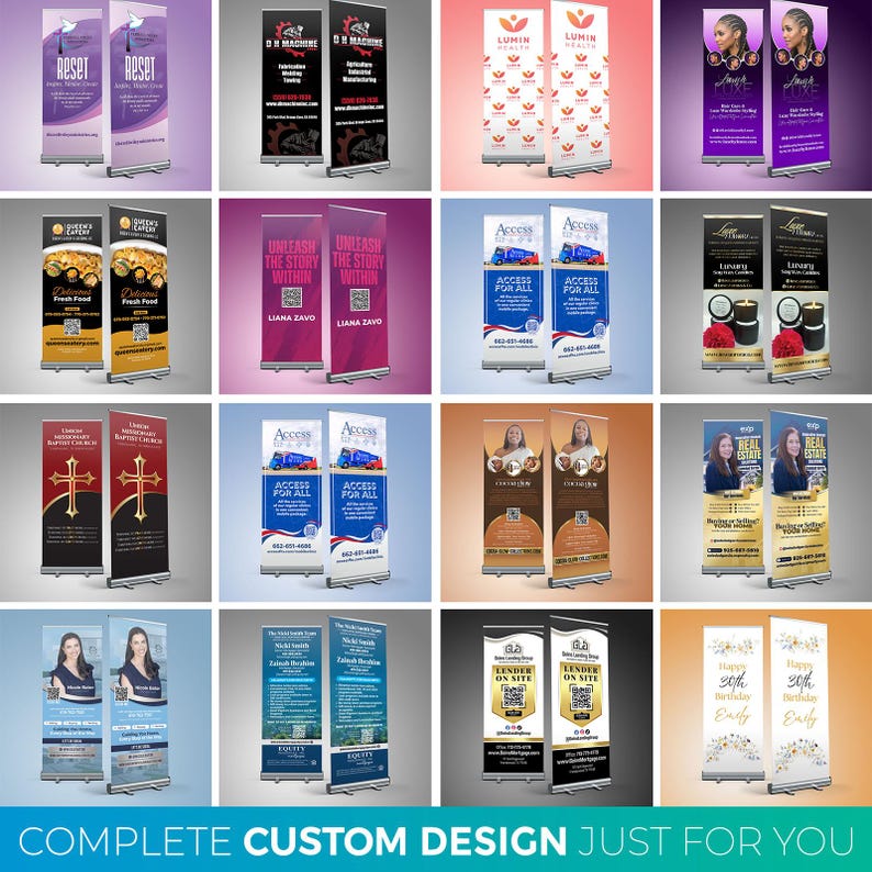 Custom Retractable Banner, Custom Roll Up, Roll up Banner, Roll up ...