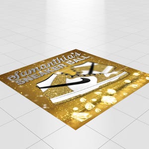 Backdrop + Floor Decal Combo, Sneaker Ball Banner, Custom Design ...