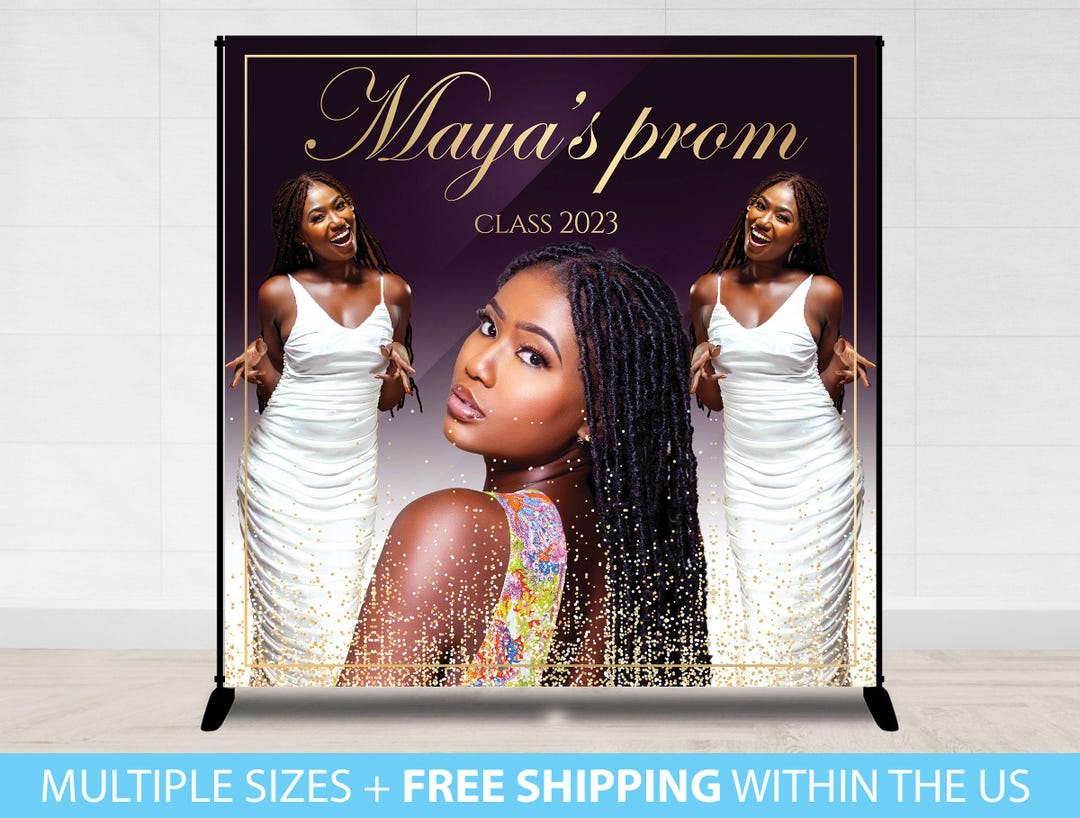 Prom Night, Graduation Prom Backdrop, Photo Prom Send off Backdrop ...