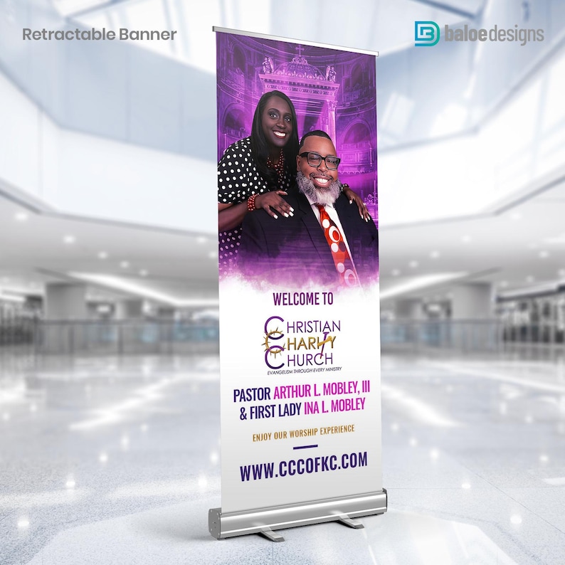 Custom Church Retractable Banner, Worship Banner, Scripture Banner ...