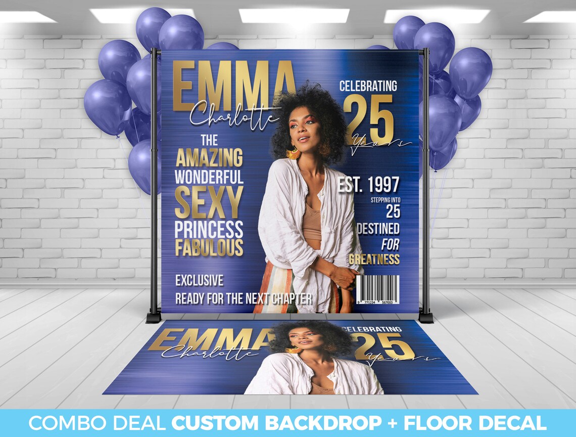 Backdrop Floor Decal Custom Backdrop And Matching Floor Etsy
