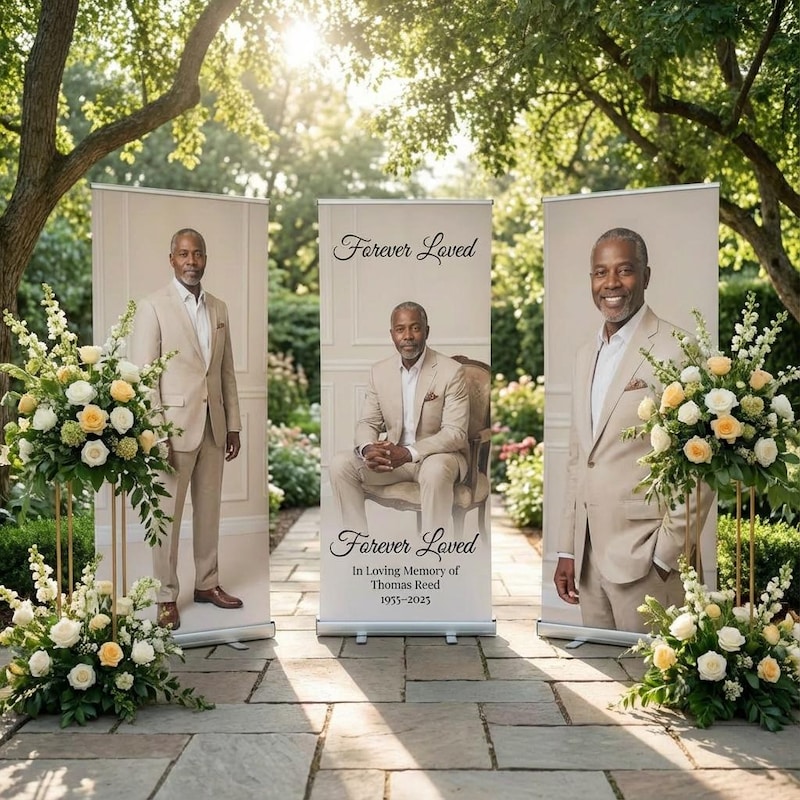 Funeral Photo and Stand - Etsy
