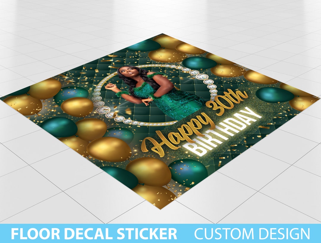 Custom Floor Decal Sticker, Removable Sticker, Vinyl Floor Banner ...