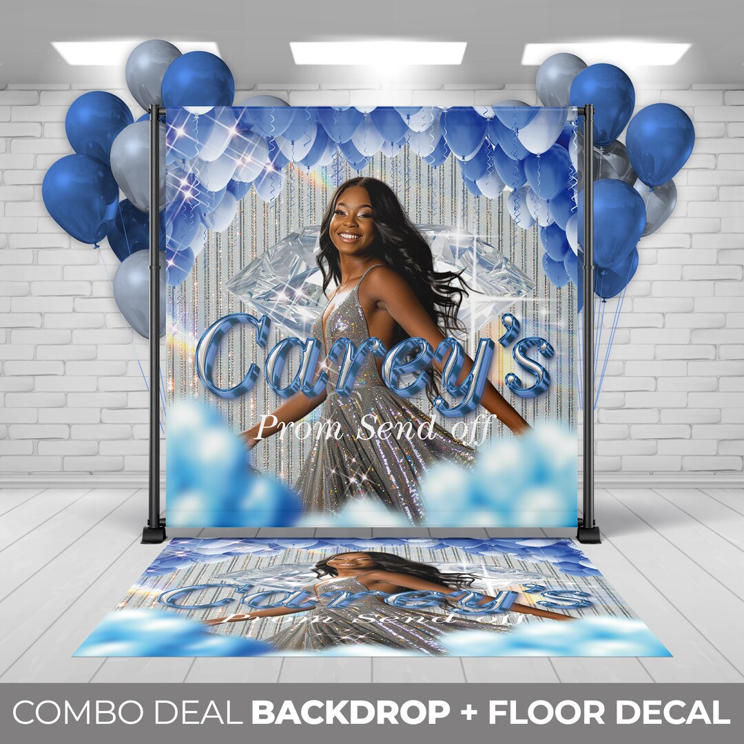 Backdrop Floor Decal, Prom Send Off, Prom Night Party Decor, Graduation ...