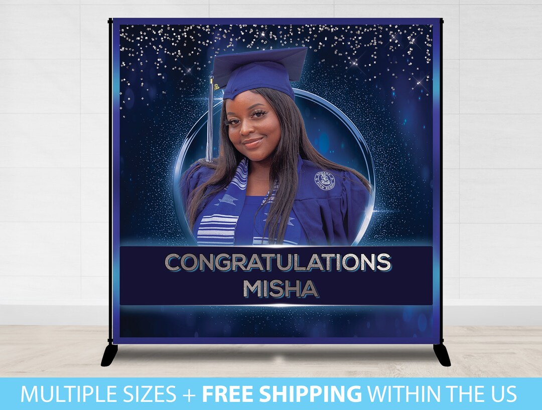 Graduation Backdrop Banner, Graduation Step and Repeat Class of 2022 ...