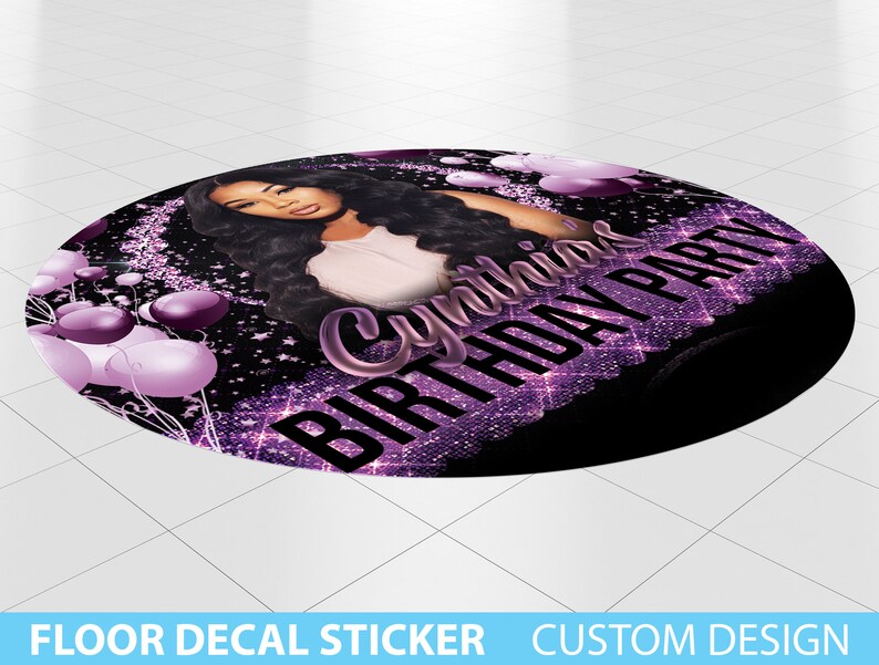 ROUND Circle Floor Decals, Round Floor Decal, Circular Printed Floor ...