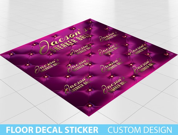 Custom Floor Decal Sticker Removable Sticker Vinyl Floor | Etsy