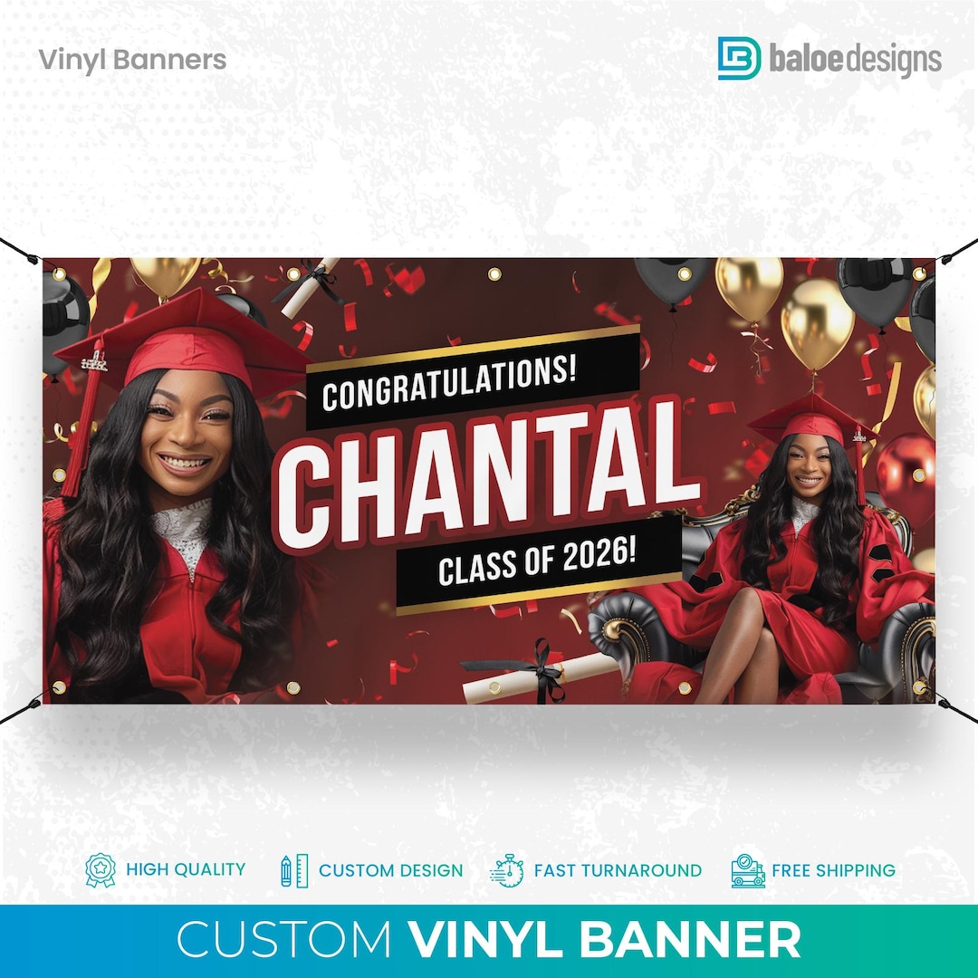 Custom Graduation Banner, Personalized Graduation Banner Class Of ...