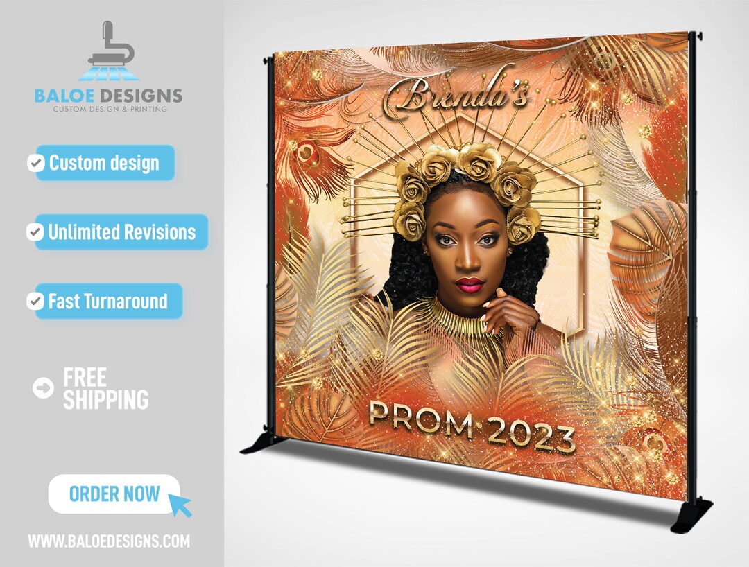 Custom Prom Backdrop, Graduation Prom Backdrop, Photo Prom Send off ...