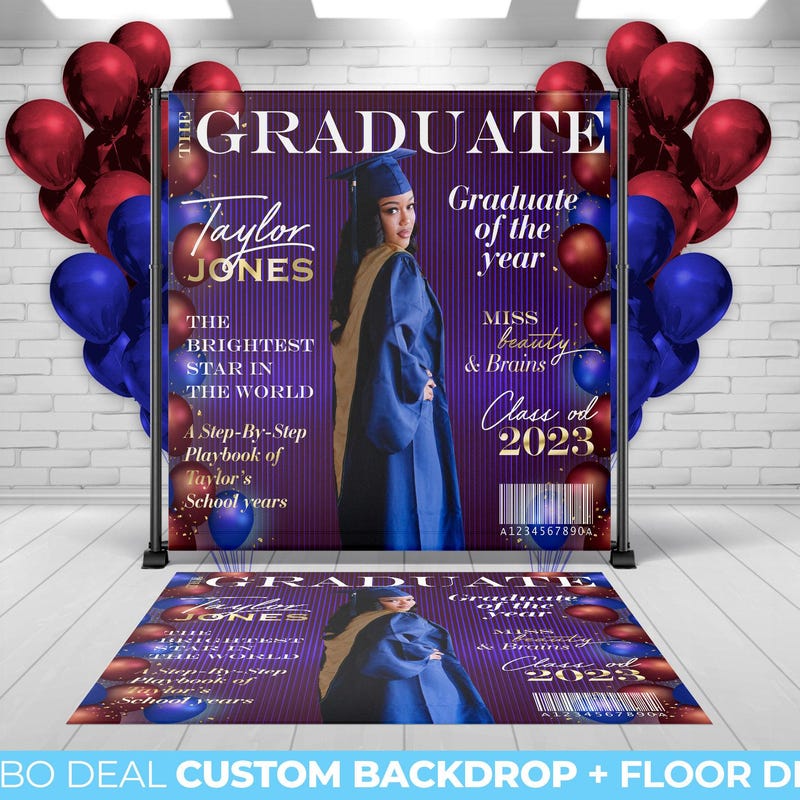 Custom Graduation Backdrop - Etsy