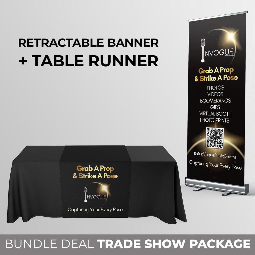 Custom Retractable Banner, Table Runner, Pop up Shop, Pop up Shop ...