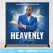 Memorial Backdrop, Long Live Banner Heavenly Birthday Backdrop Banner ...