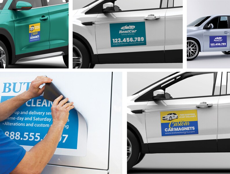 Custom Car Magnets Car Vehicle Magnet Car Sticker Business - Etsy