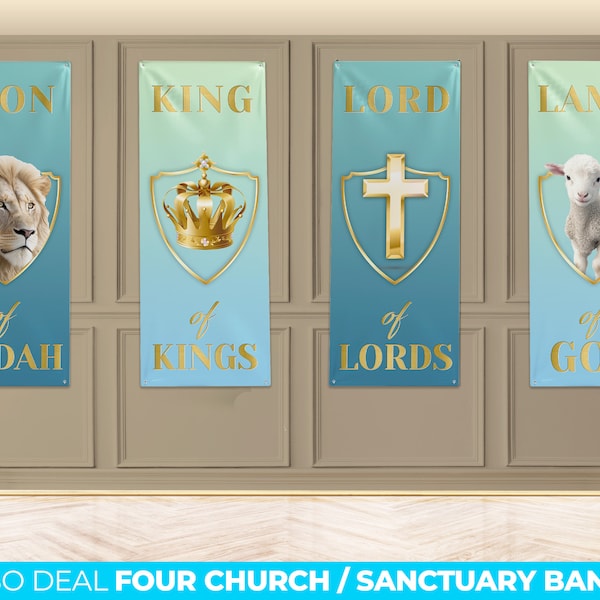 Church Banners Set of 4 - Etsy