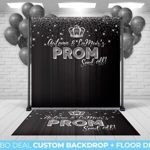 BACKDROP FLOOR DECAL, Prom Custom Backdrop and Matching Floor Decal ...