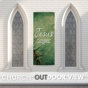 Scripture Sanctuary Banners, Set of 4 Church Banners, Church Banner Set ...