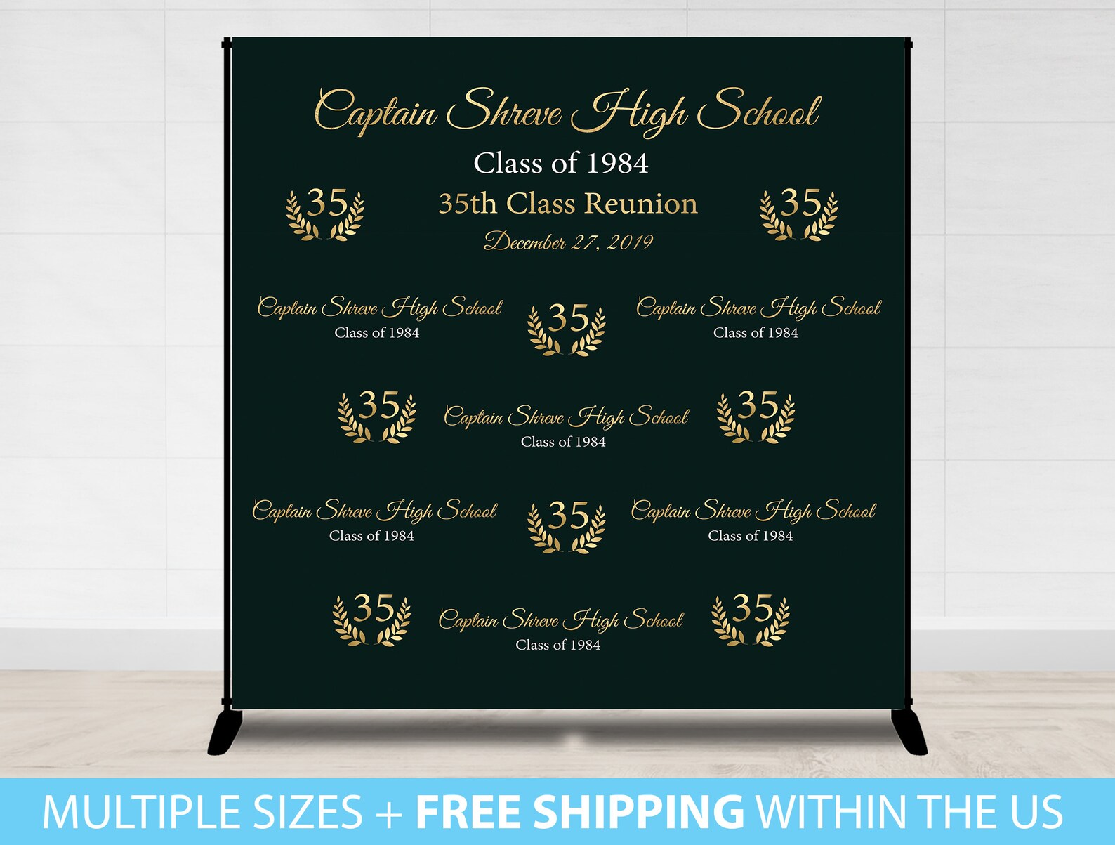 Class Reunion Backdrop Banner Reunion Step and Repeat High - Etsy