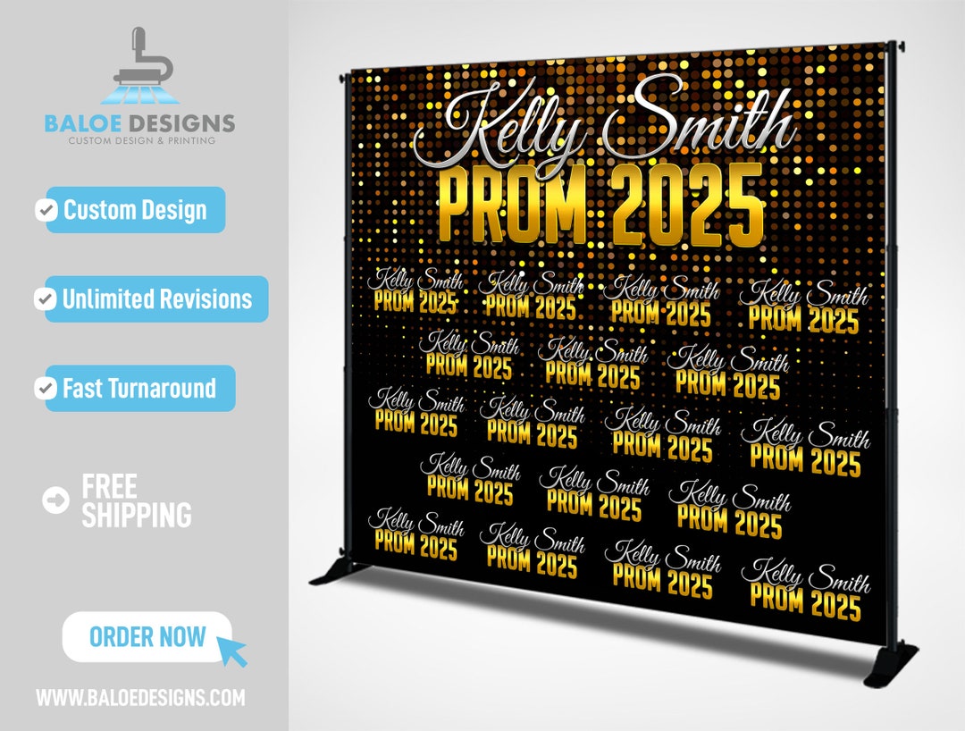 Graduation Backdrop, Graduation Banner, Graduation Party, Prom Backdrop ...