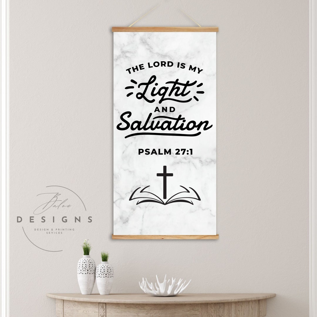 Christian Wall Art, Scripture Bible Verse Print, Custom Wood Hanger ...