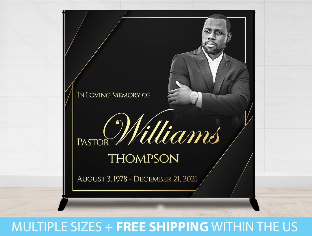 Memorial Backdrop, Long Live Banner Heavenly Birthday Backdrop Banner ...