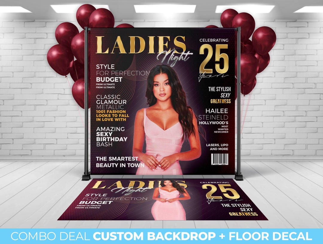 Backdrop Floor Decal Custom Backdrop And Matching Floor Decal