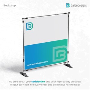 Custom Backdrop, 13oz Vinyl Banner, Marketing Banner Material, Business ...